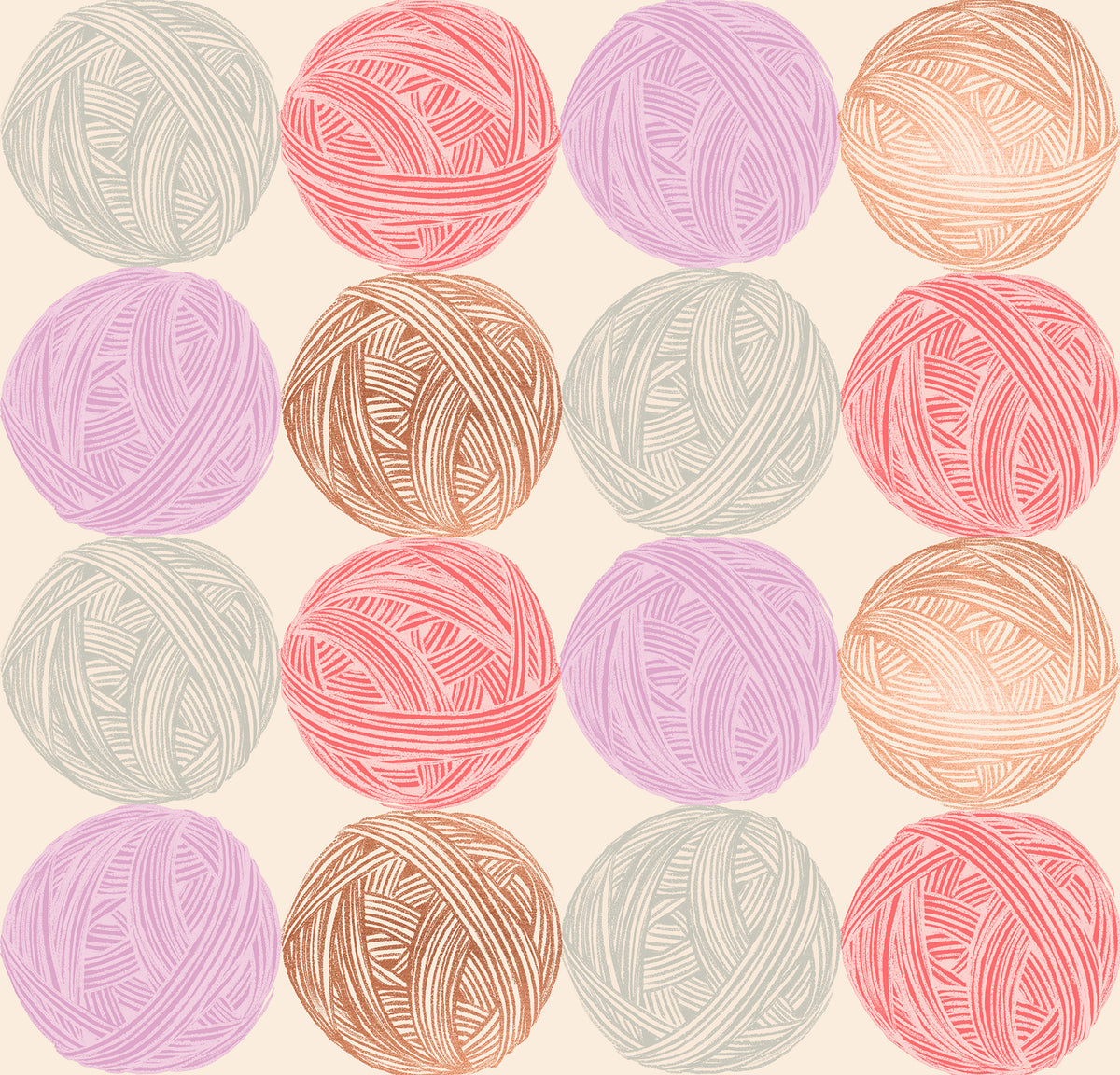 24-Inch End of Bolt Remnant Purl CANVAS Wound Up in Natural Metallic ...